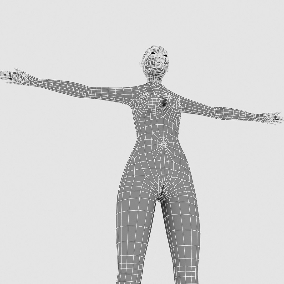 Female realistic 3D model - TurboSquid 1650135