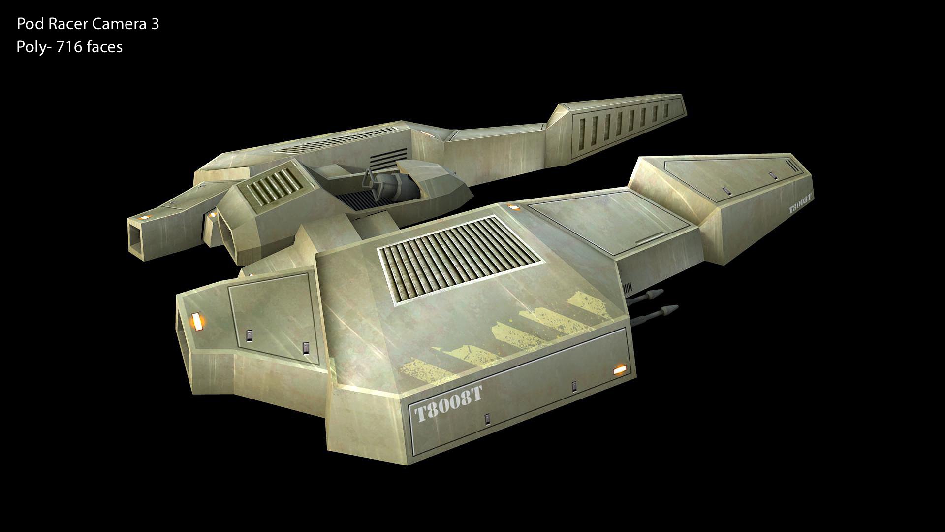 Pod Racer 3D - TurboSquid 1156525