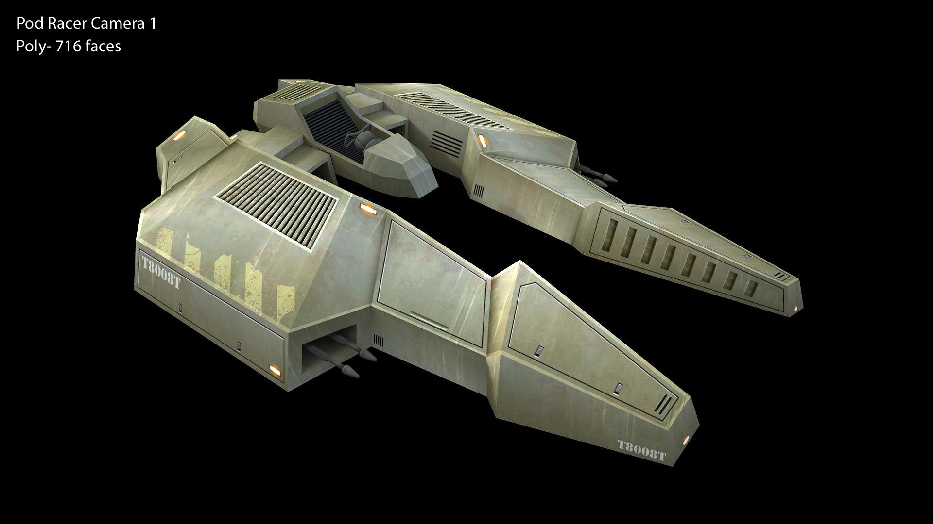 Pod Racer 3D - TurboSquid 1156525