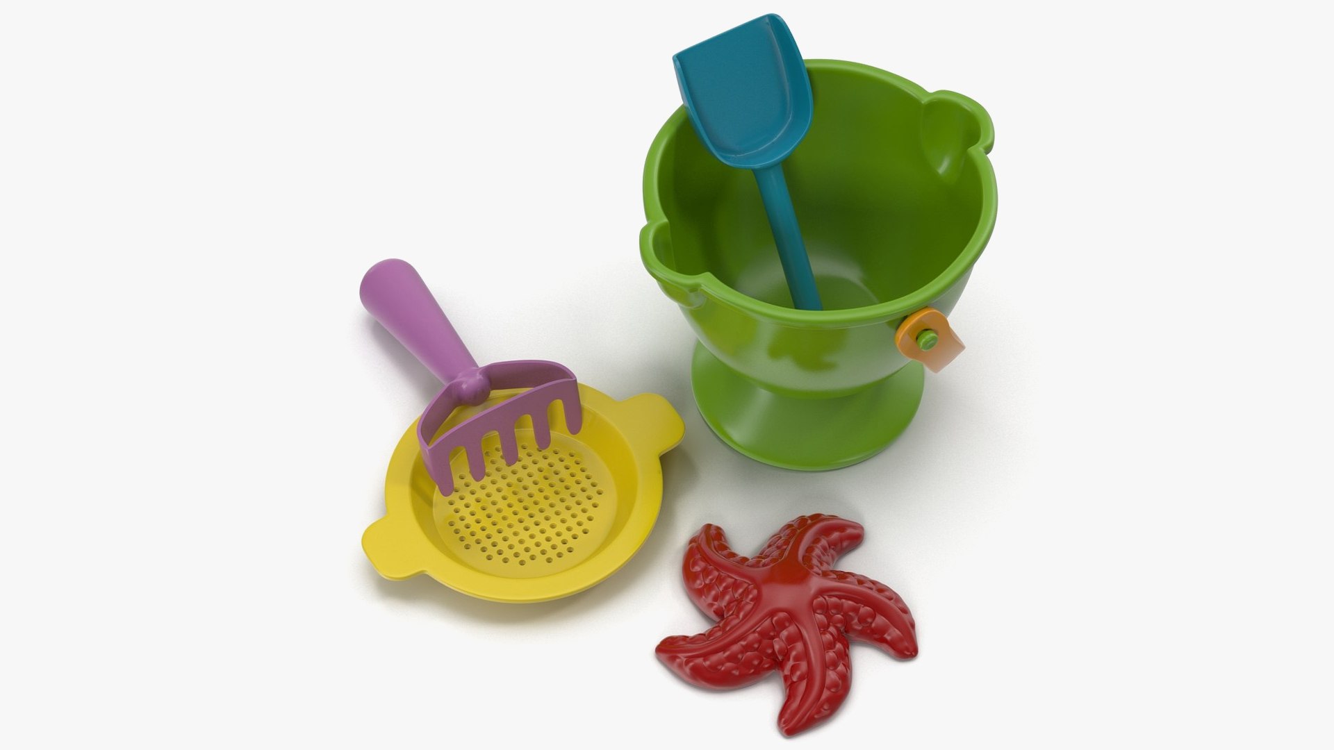 3D Little Girl Playing In Sandpit Fur - TurboSquid 2292875