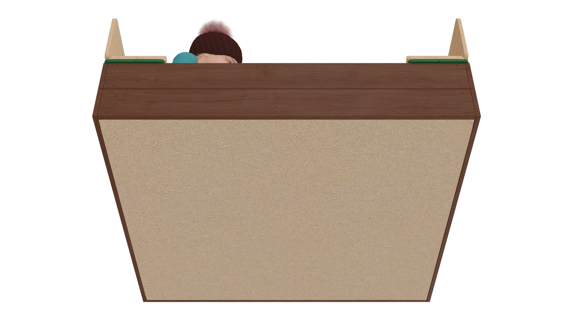 3D Little Girl Playing In Sandpit Fur - TurboSquid 2292875
