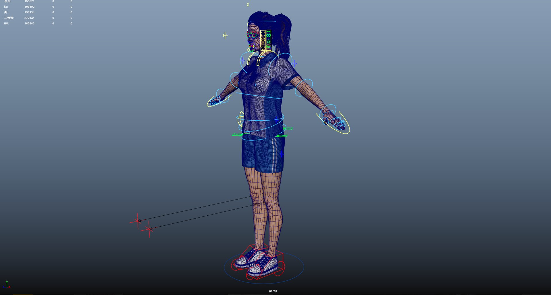 School Girl 3D - TurboSquid 2508283