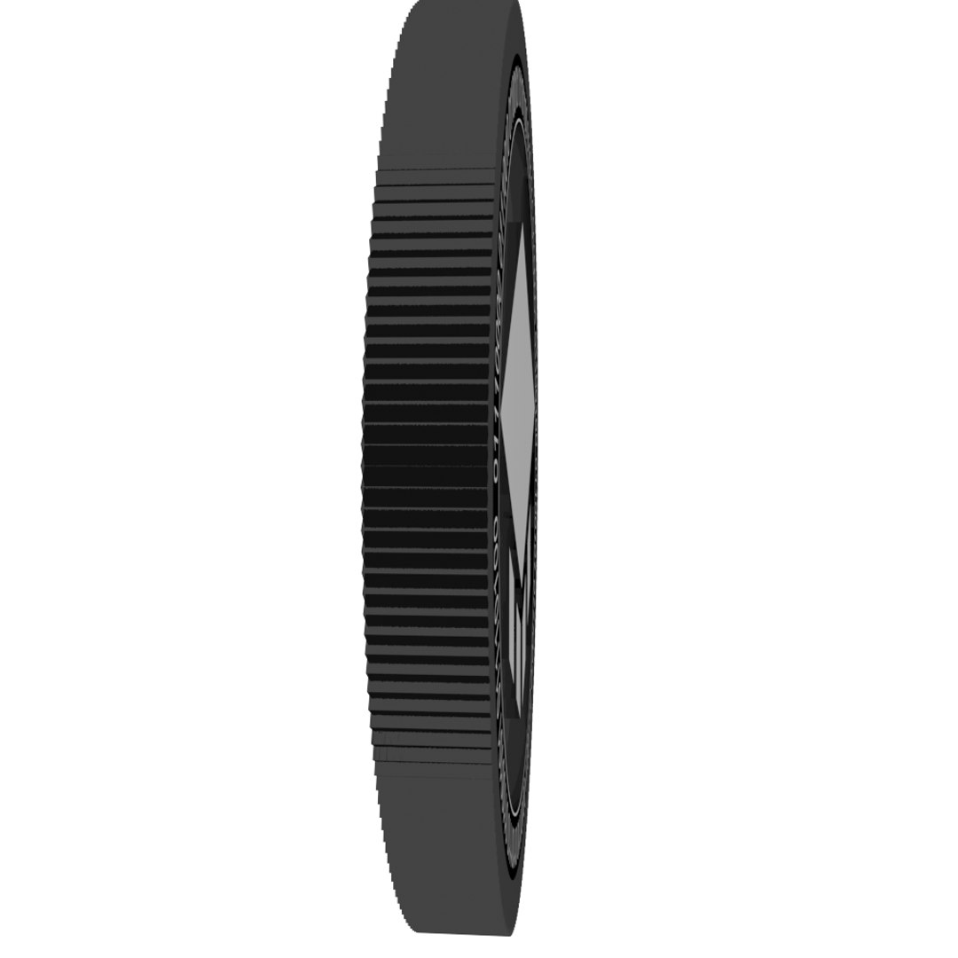 3D wiki token black coin - TurboSquid 1634884