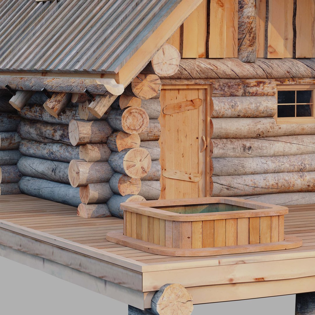 Karelian Bath From Kelo Model - TurboSquid 1881492