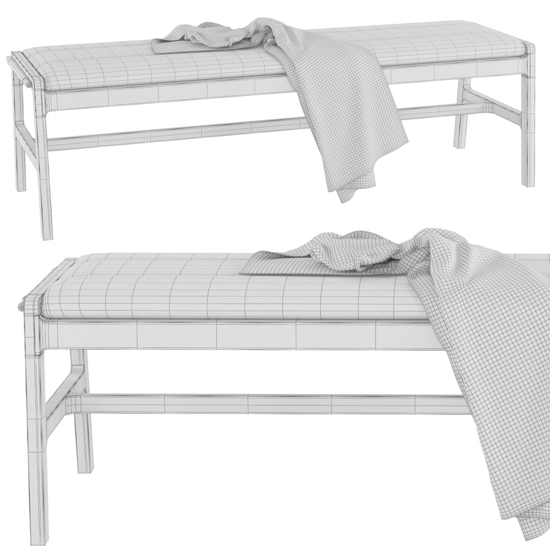 3D Bench Aura - TurboSquid 2139170