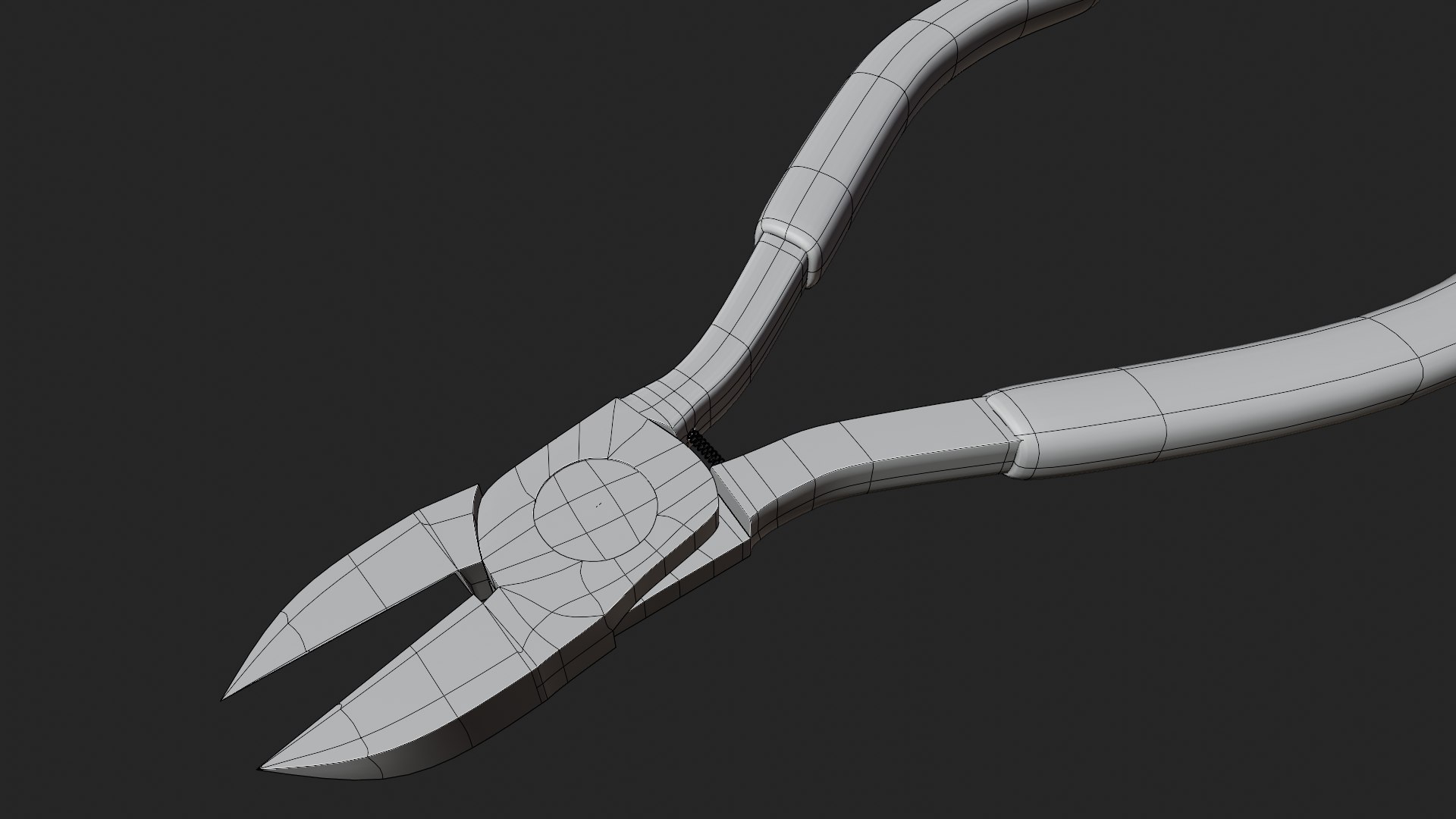 Side Cutter Pliers Tool Diagonal Animated Model - TurboSquid 1915839