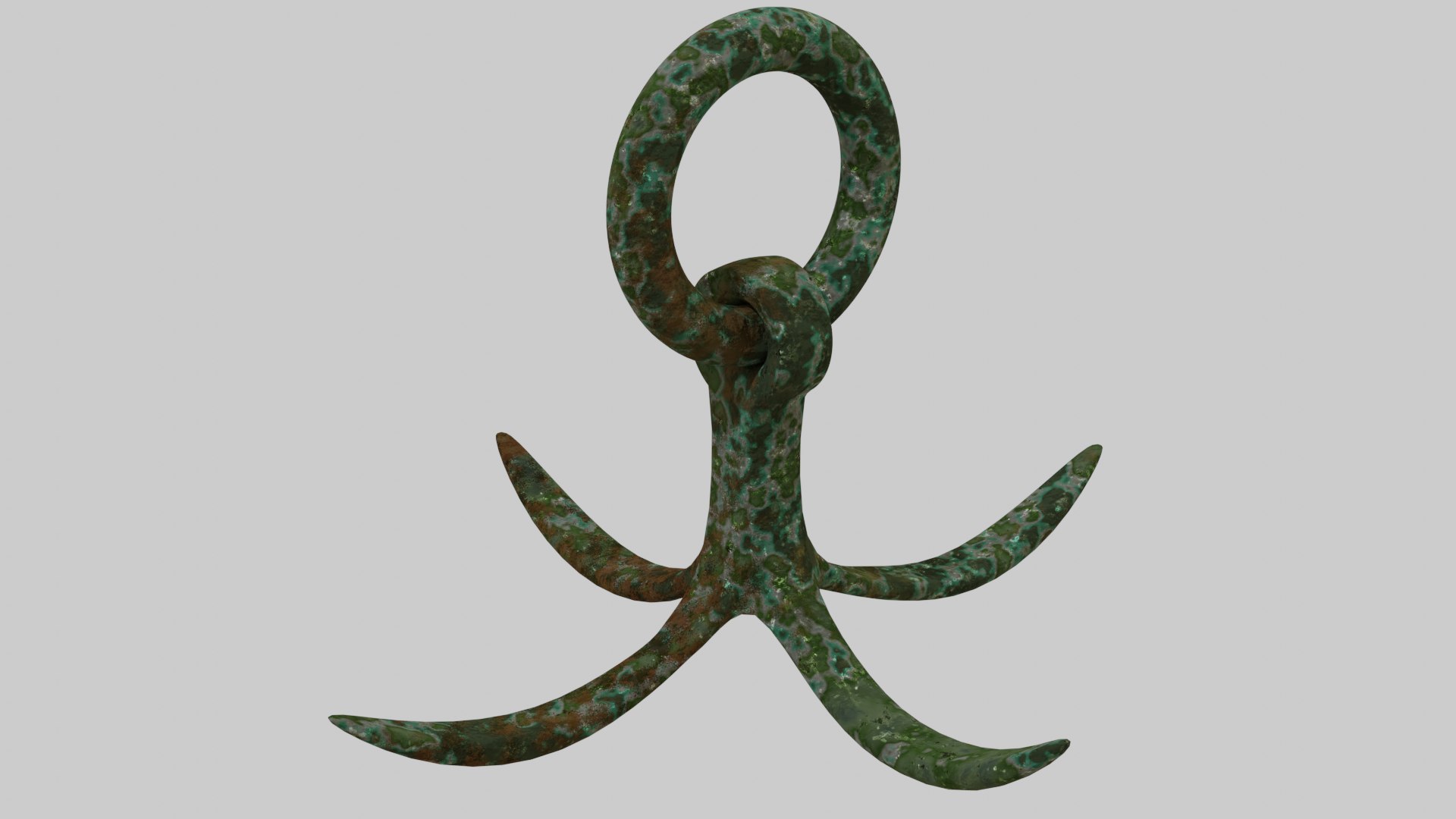 Rusted Metal Hook Model - TurboSquid 1464270