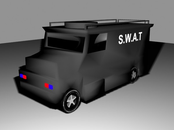 3d swat truck model