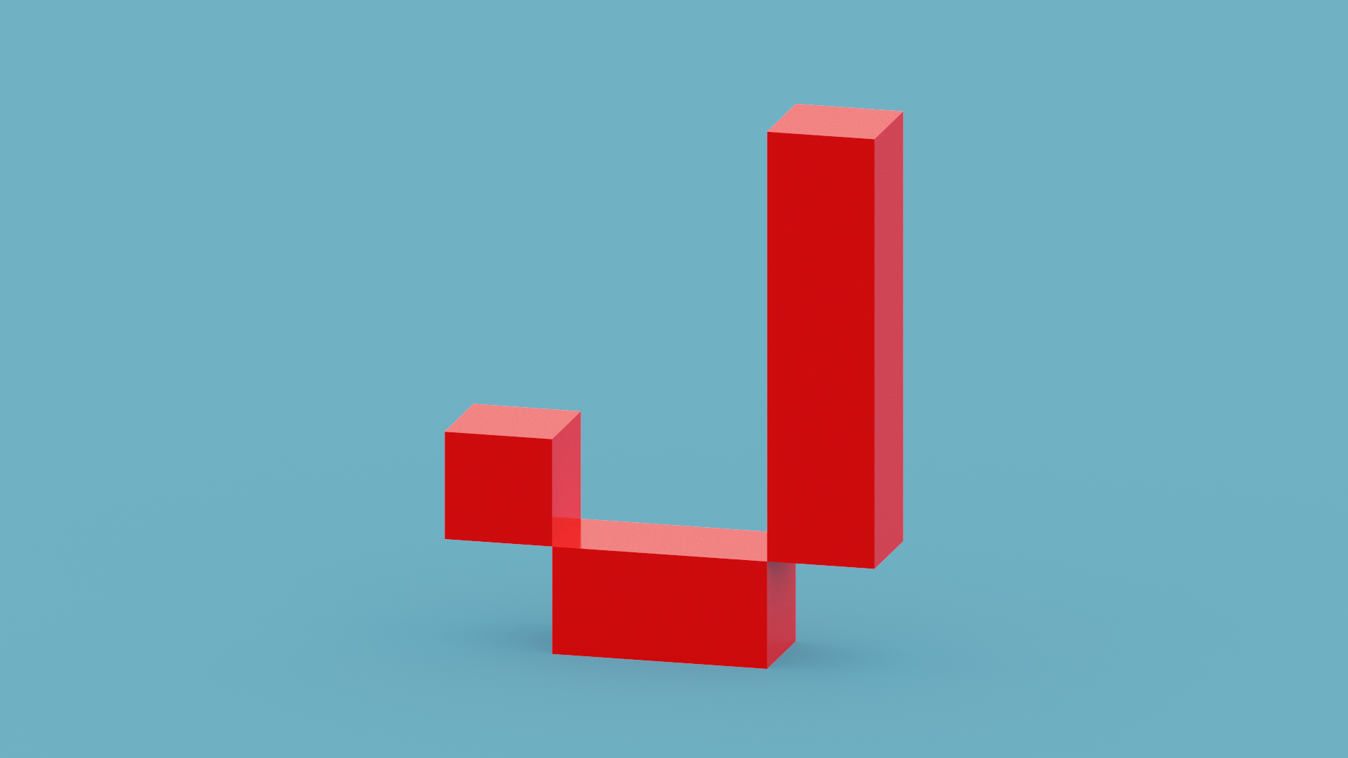 3D Pixel Letter J - TurboSquid 1981309