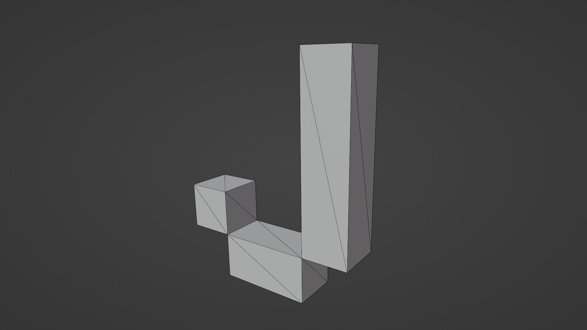 3D Pixel Letter J - TurboSquid 1981309