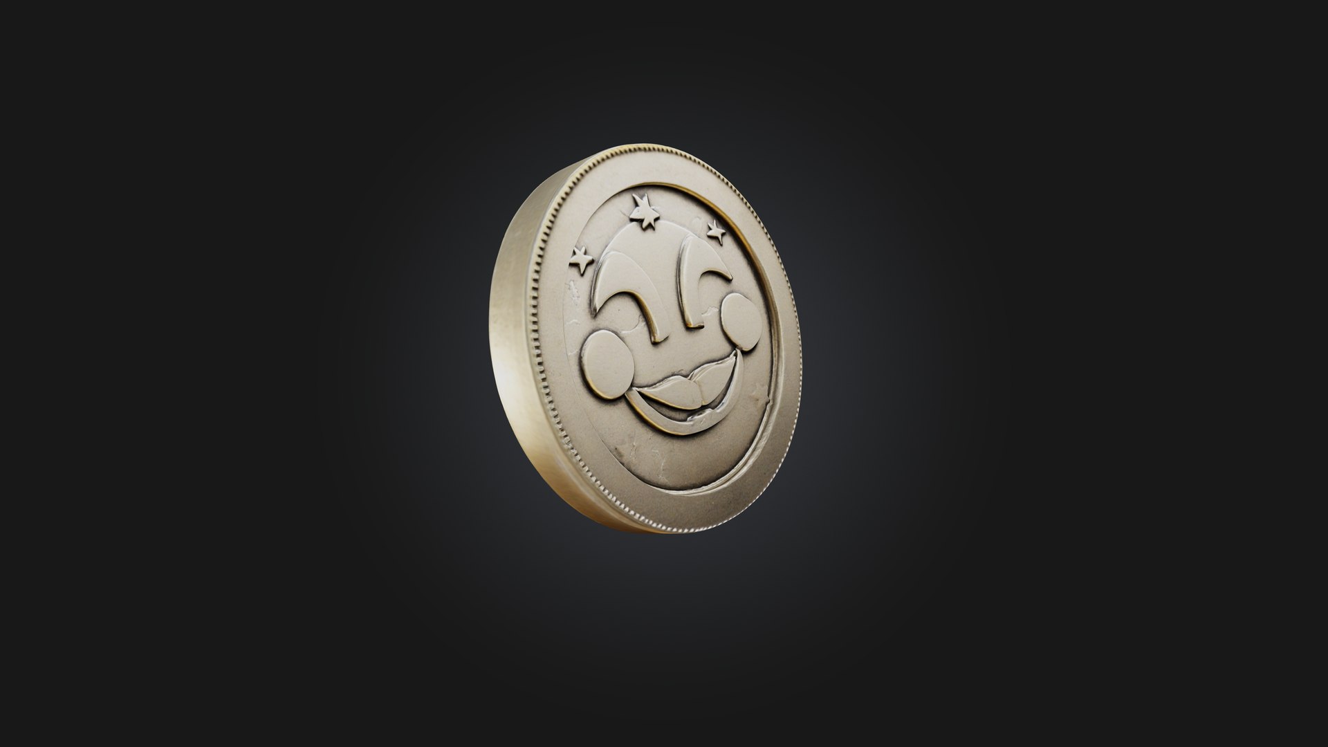 3D Cartoon Coin - TurboSquid 2291586
