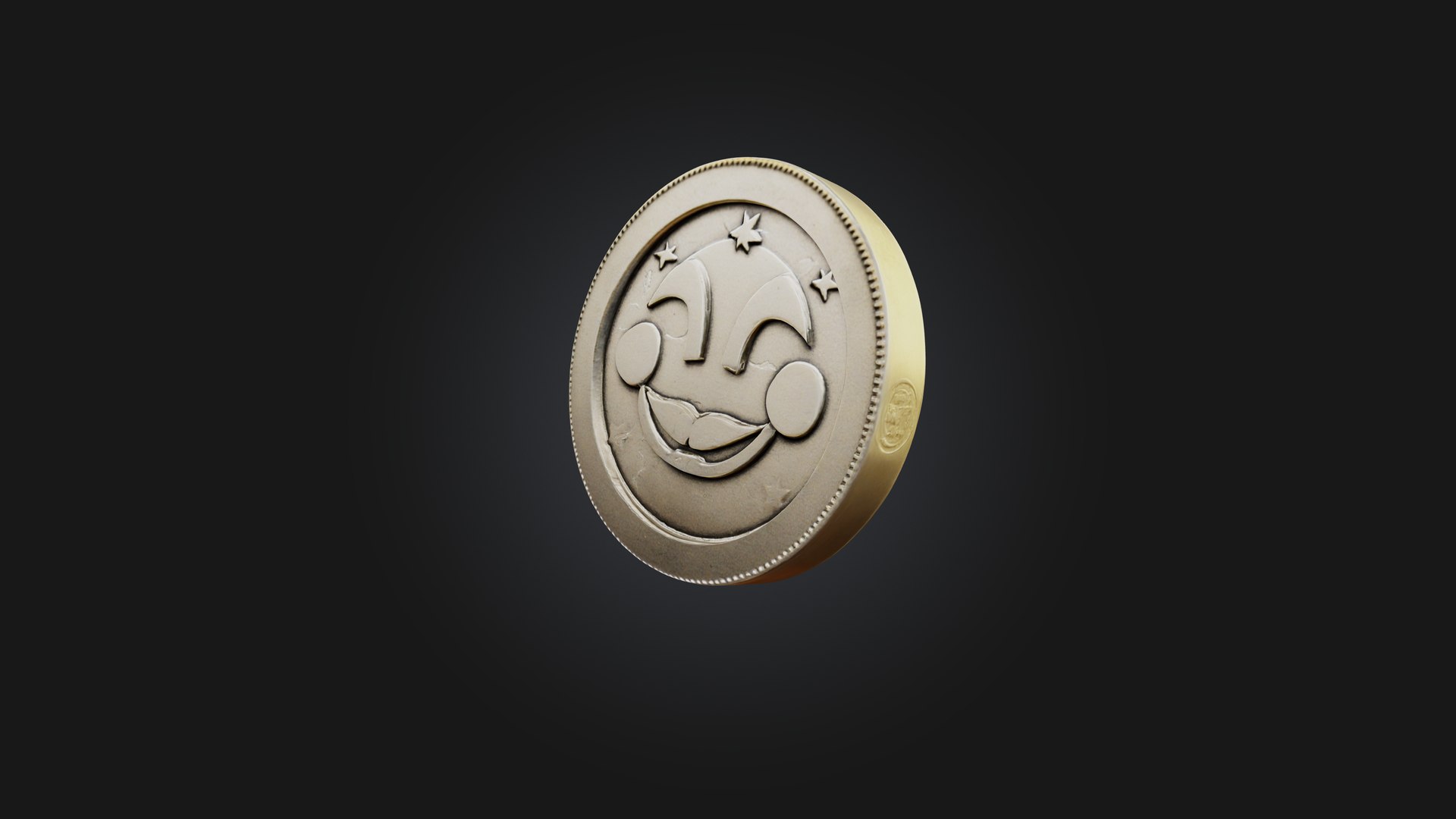 3D Cartoon Coin - TurboSquid 2291586