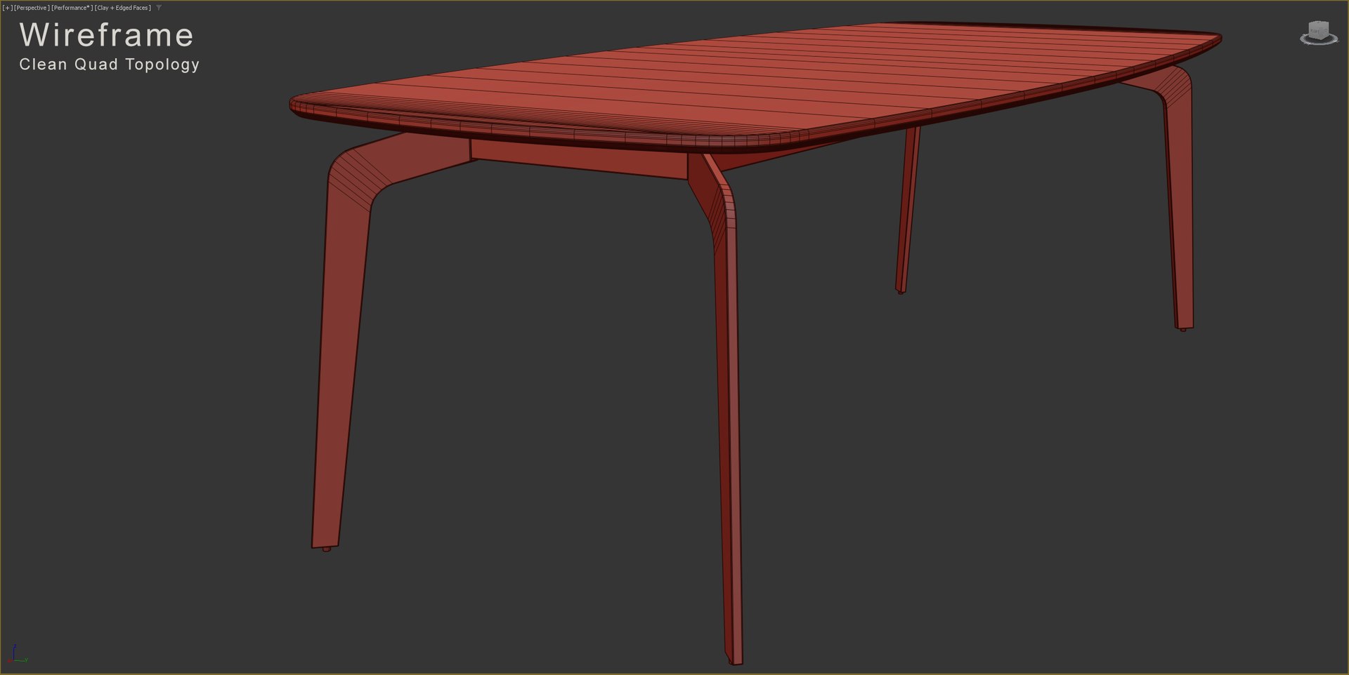 Contemporary Marble Dining Table Realtime PBR 3D Model 3D Model ...