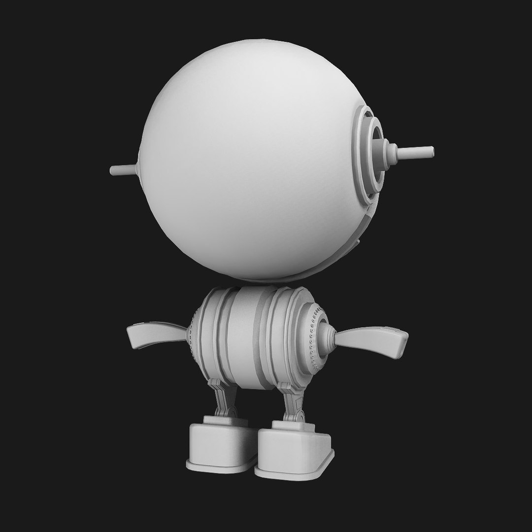 3ds Max Toy Robot