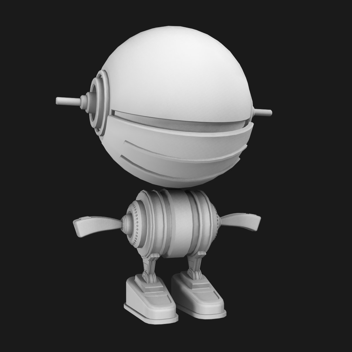 3ds max toy robot