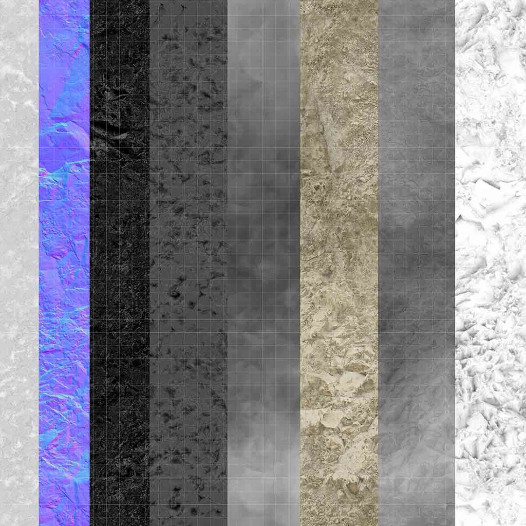 Rocks Surface Plan Model - TurboSquid 2277947