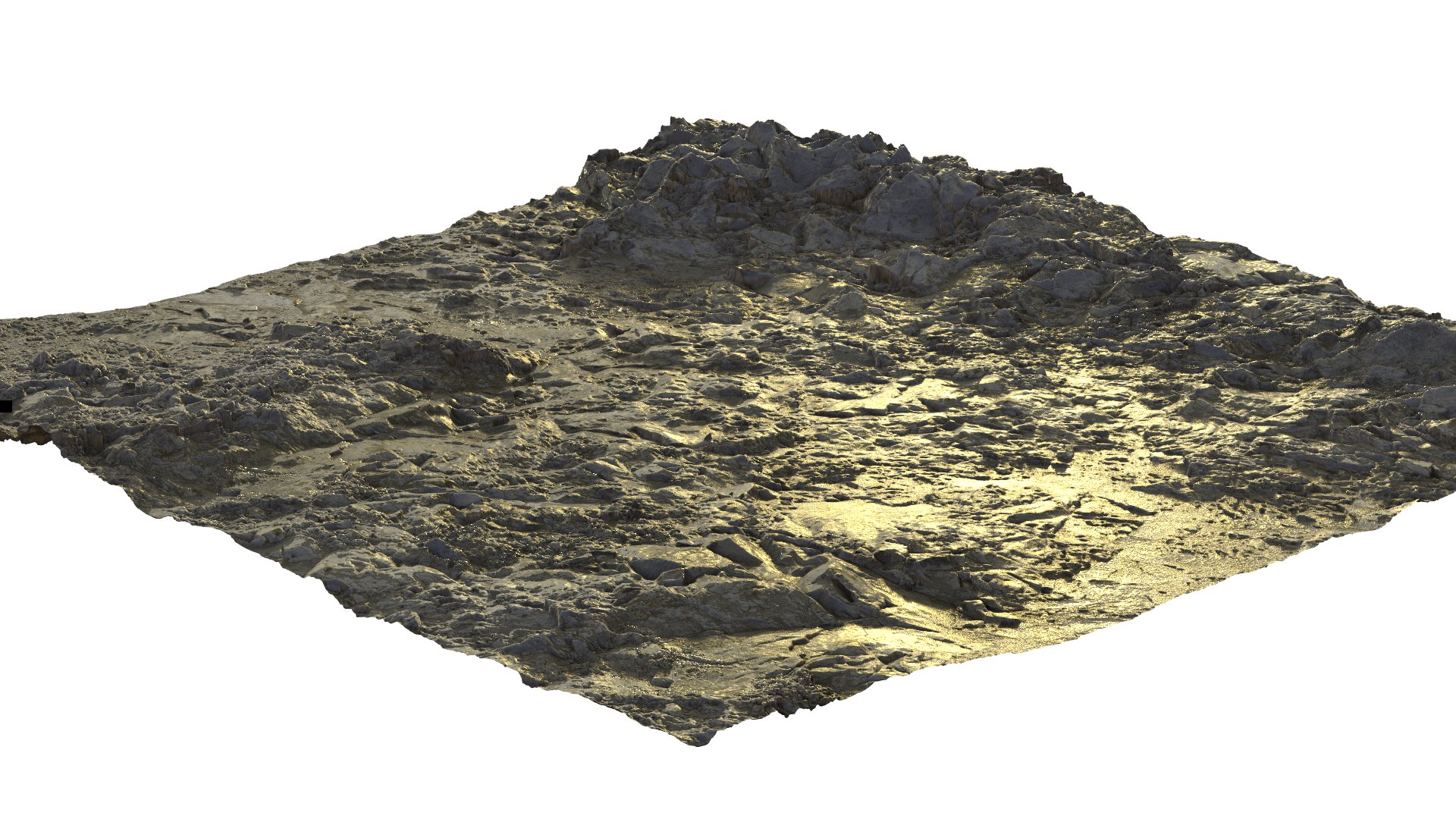 Rocks Surface Plan Model - TurboSquid 2277947