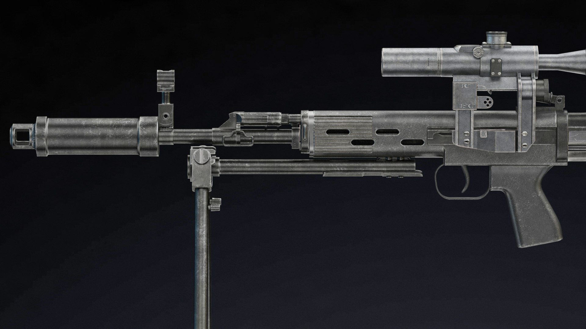 3D Dragunov SVU Low Poly Realistic - TurboSquid 1901756