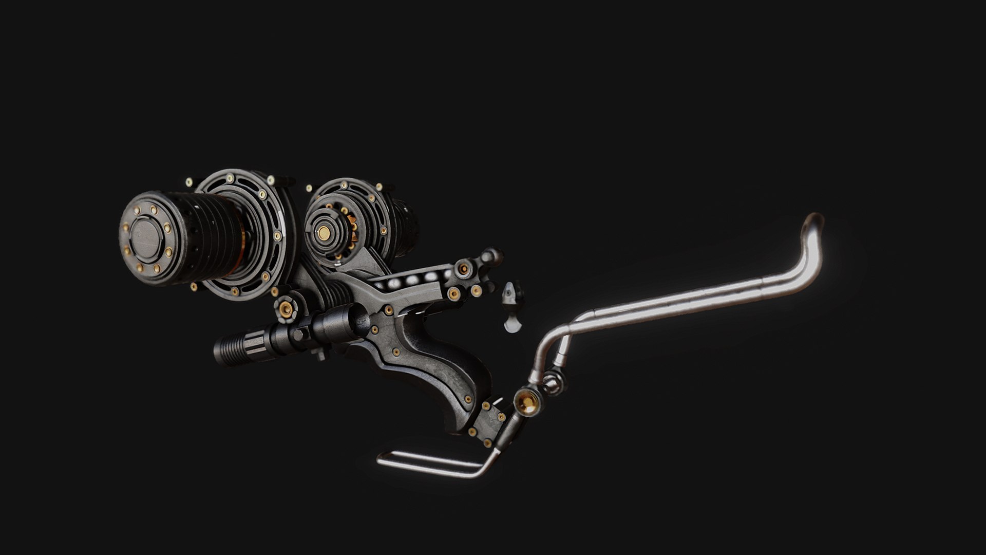 3d Modern Slingshot Model