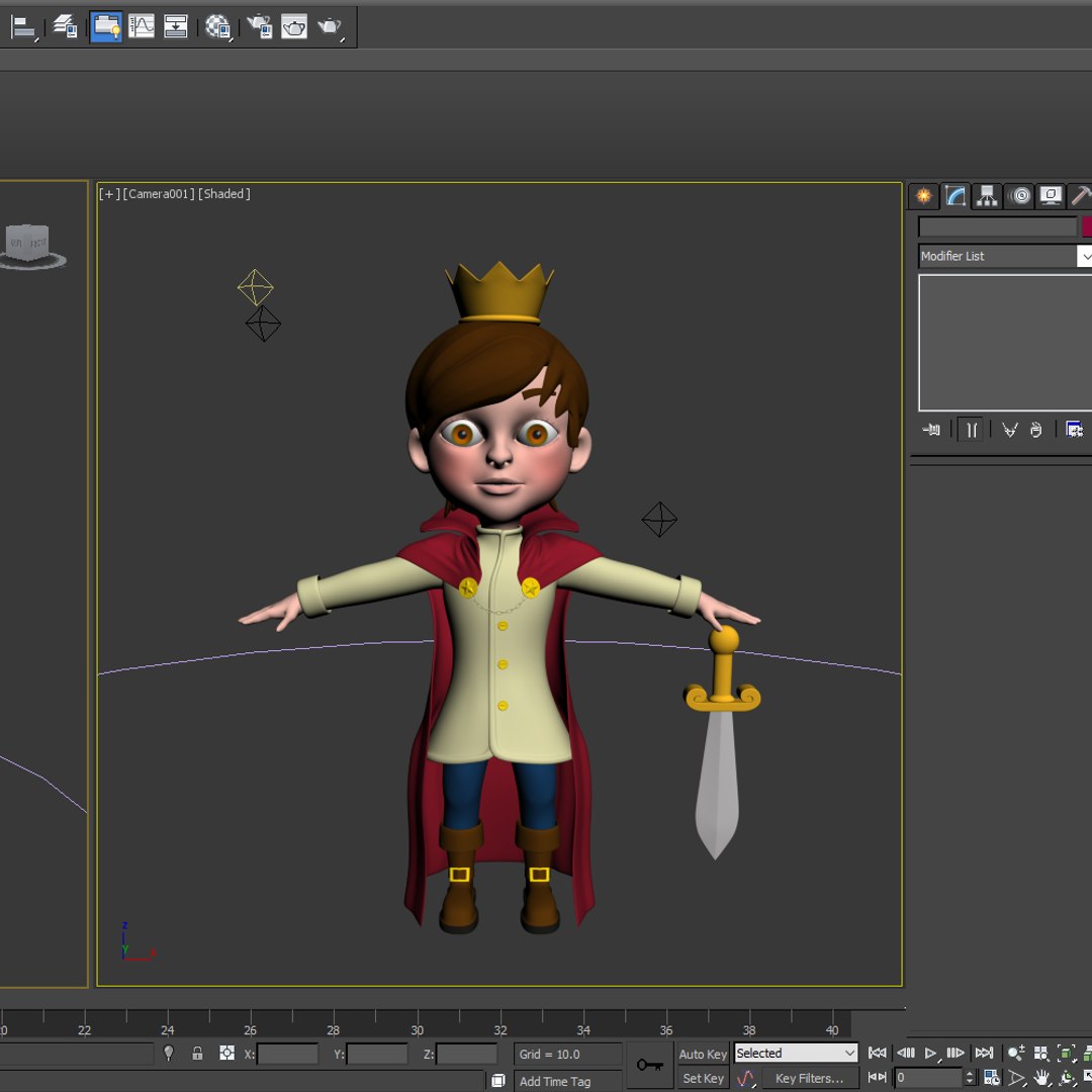 Prince cartoon 3D model - TurboSquid 1535892