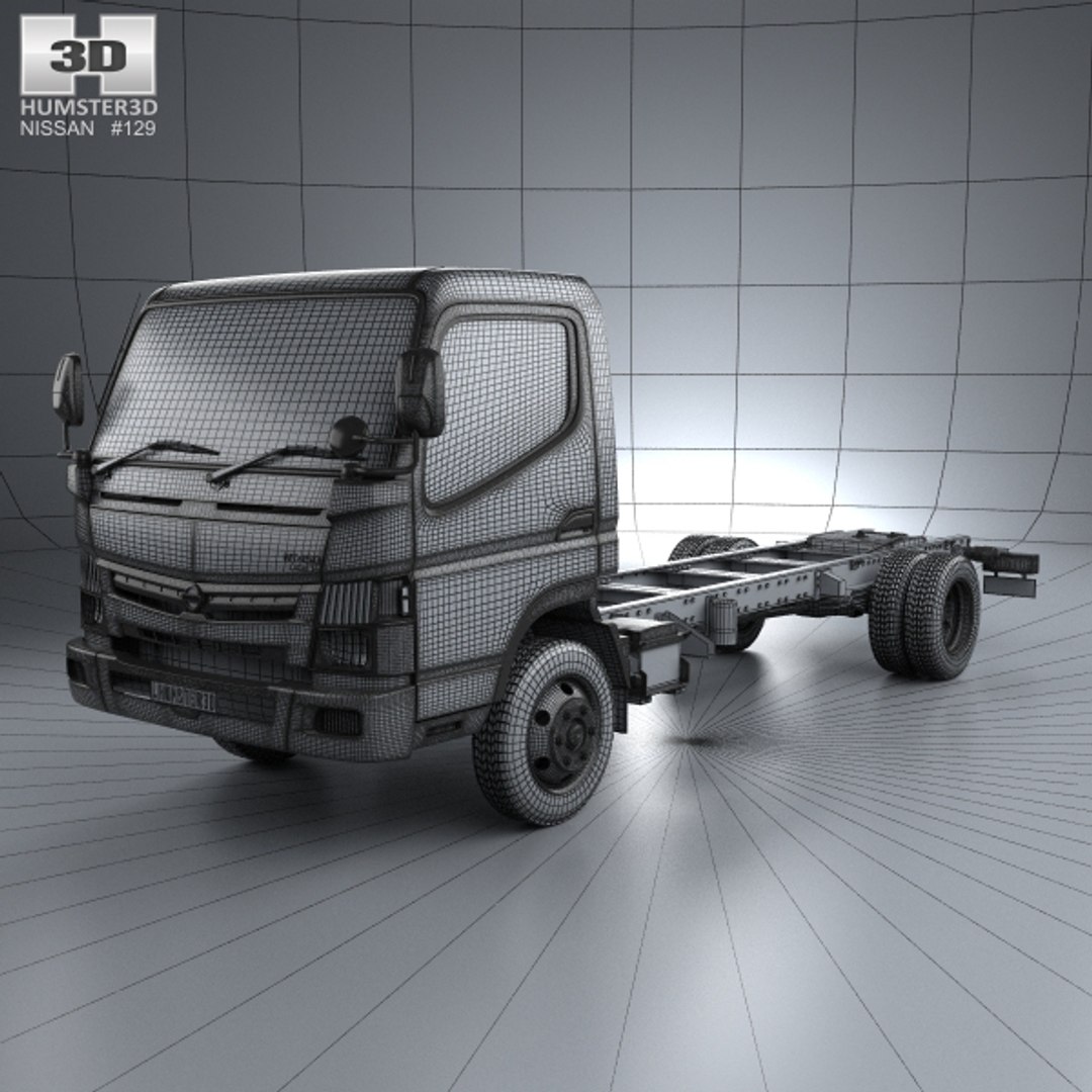 3D nissan atlas chassis - TurboSquid 1234522