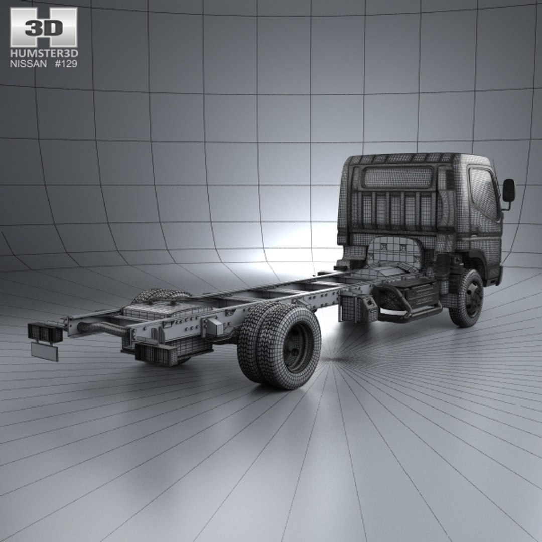 3D nissan atlas chassis - TurboSquid 1234522