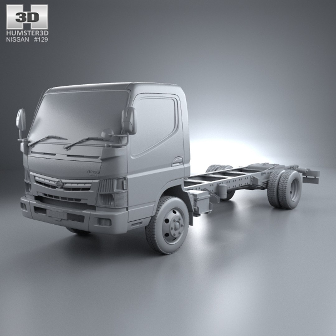 3D nissan atlas chassis - TurboSquid 1234522