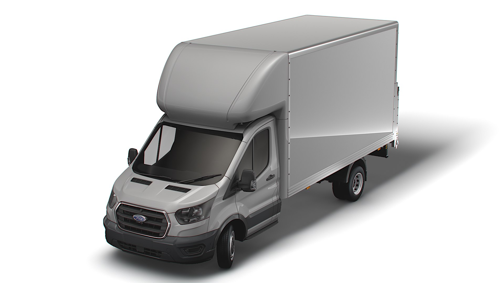 3D model Ford Transit Luton Box 2023 Tail Lift - TurboSquid 2057924