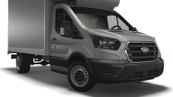 Ford Transit Luton Box 2023 Tail Lift Modelo 3D - TurboSquid 2057924