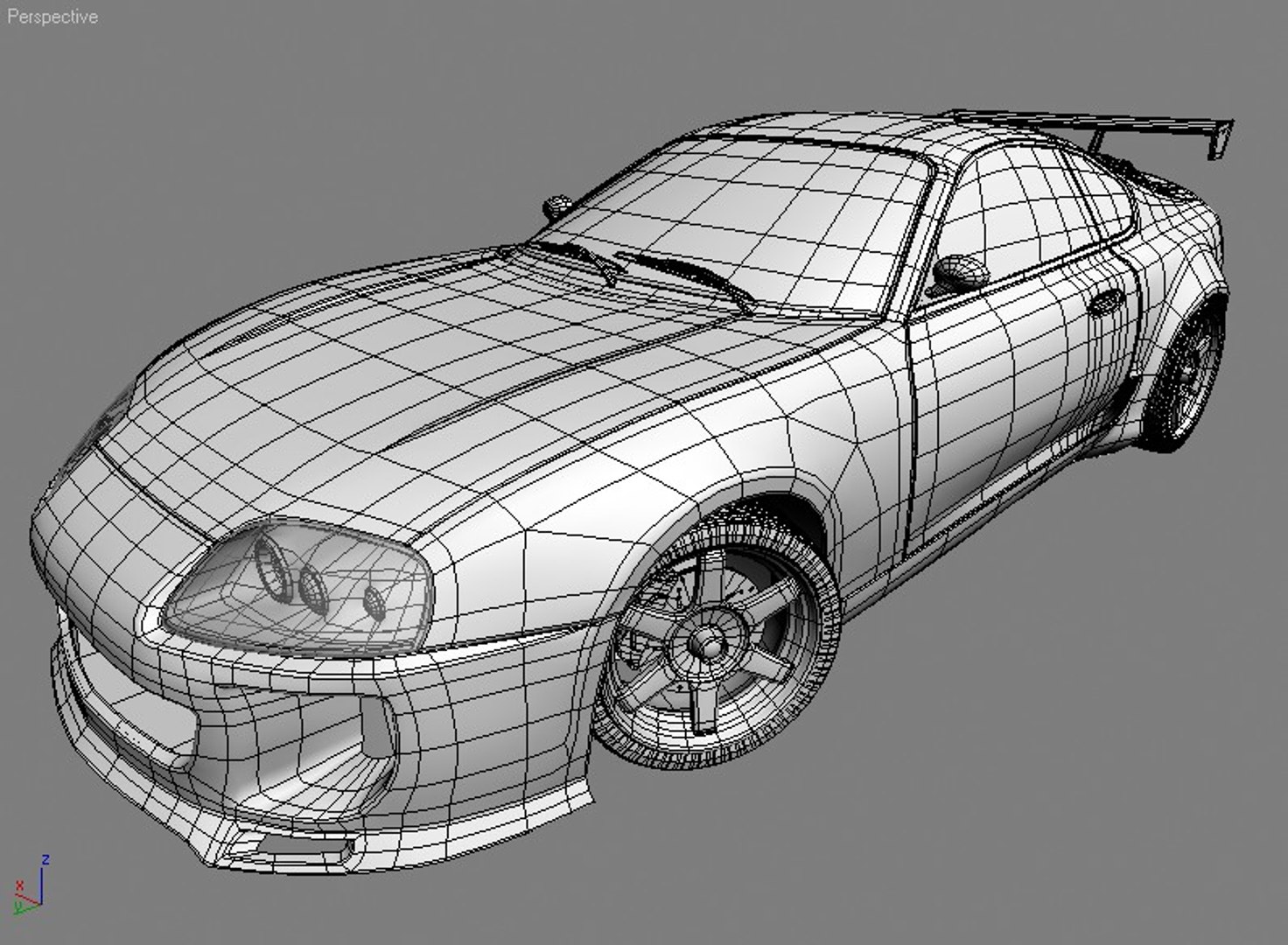 1997 Toyota Supra 3d Model