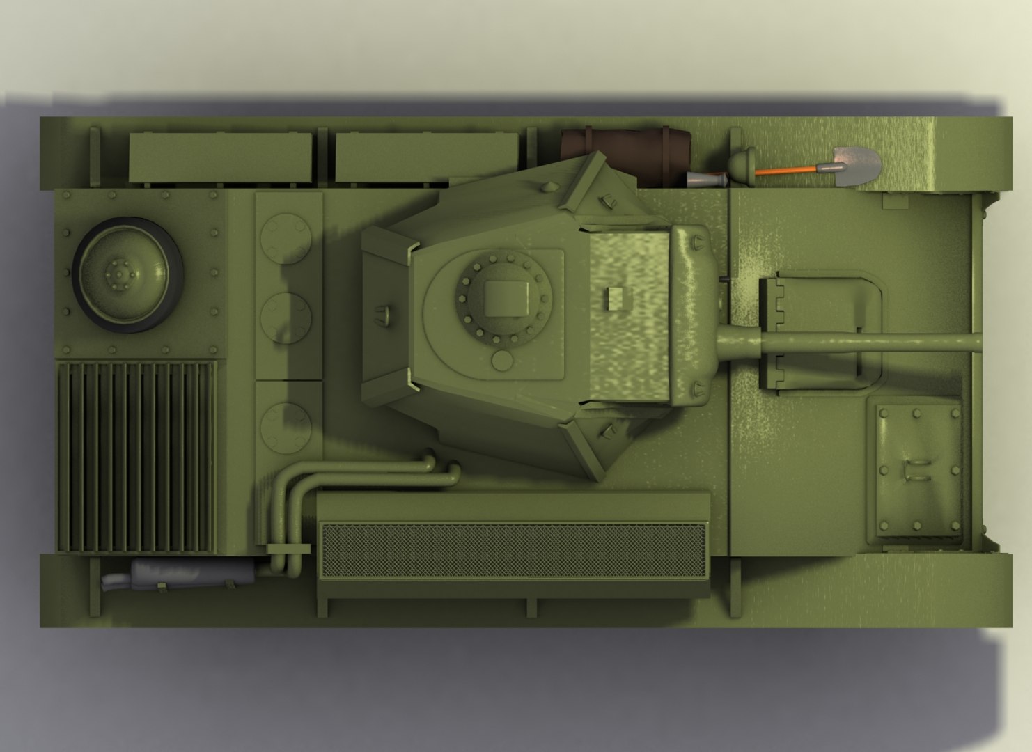 Free T-70 Tank 3d Model