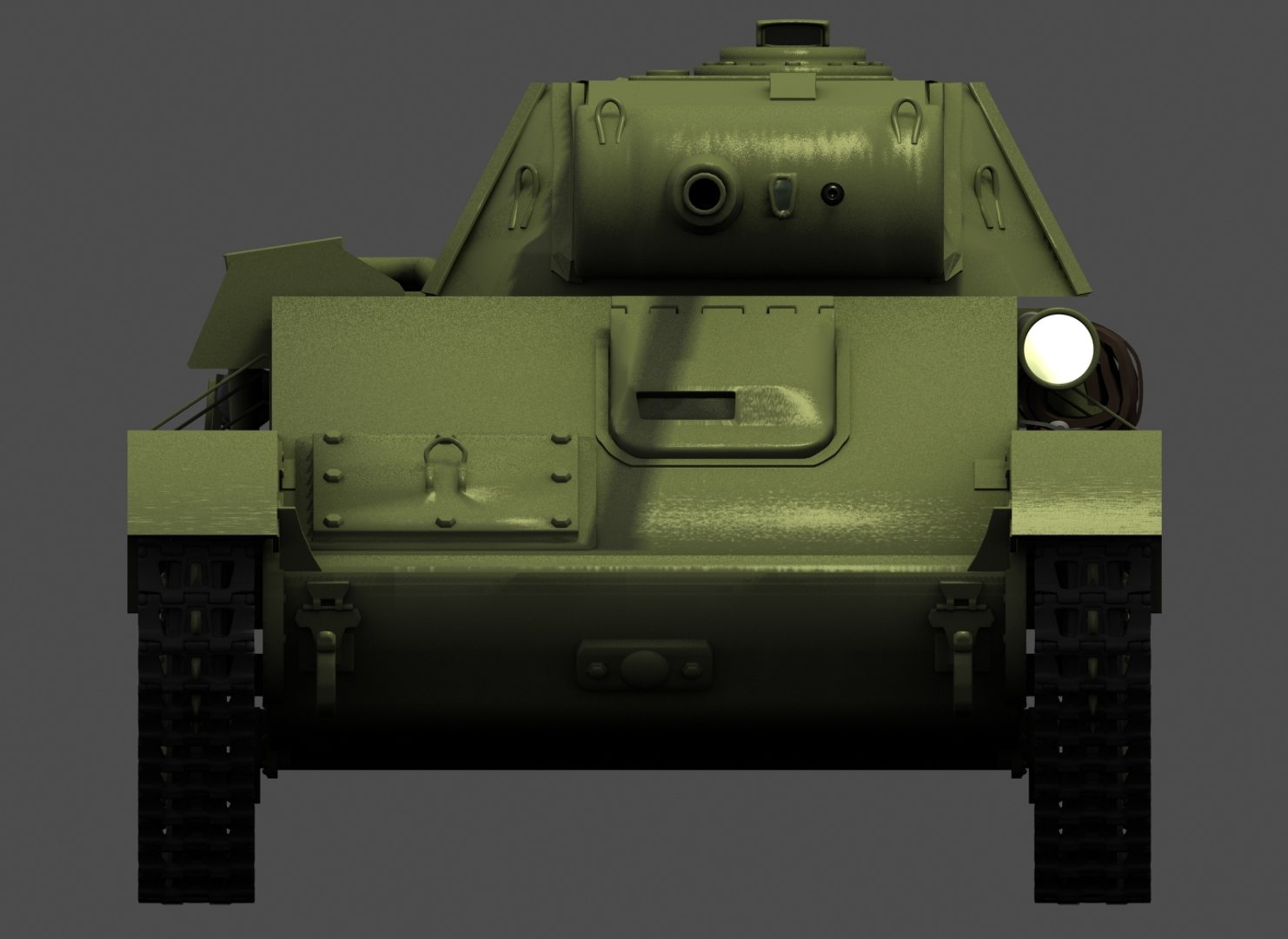 Free T-70 Tank 3d Model