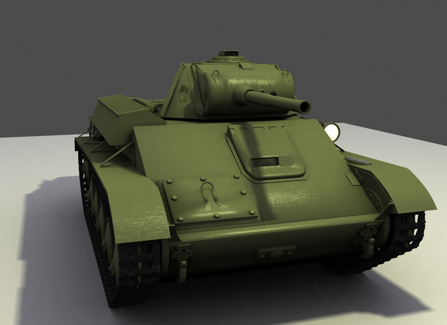 free t-70 tank 3d model