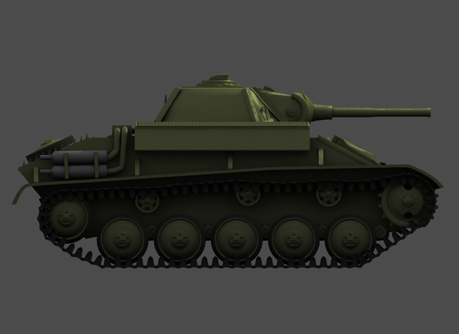 free t-70 tank 3d model