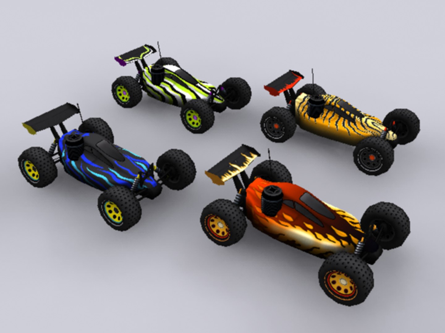 3d Model Nitro Rc Car