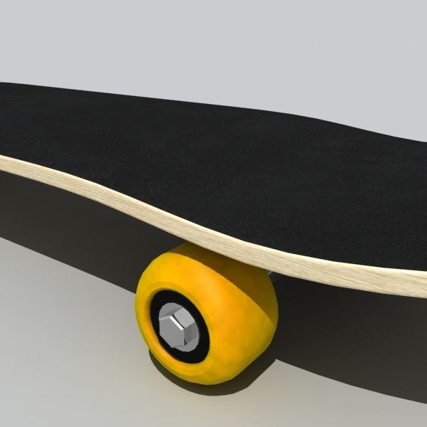 3dsmax skateboard board skate