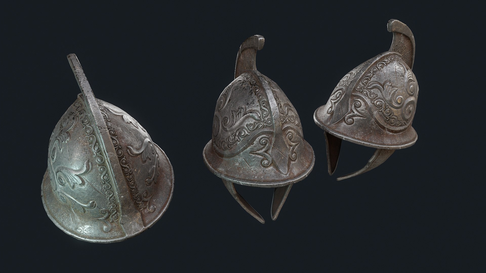 Iron Helmet 2 Model - TurboSquid 2434882