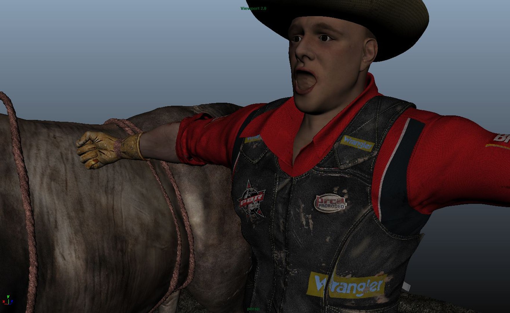 3d Model Bull Zbrush