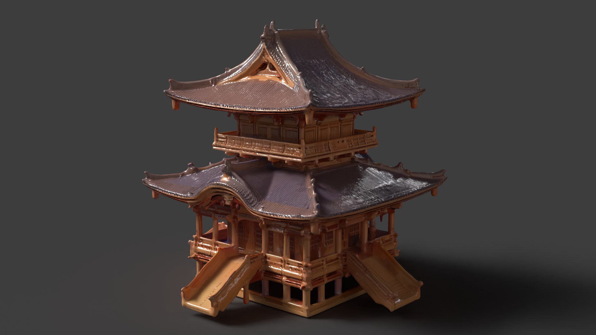 Chinese Ancient Temple Model - TurboSquid 2310505