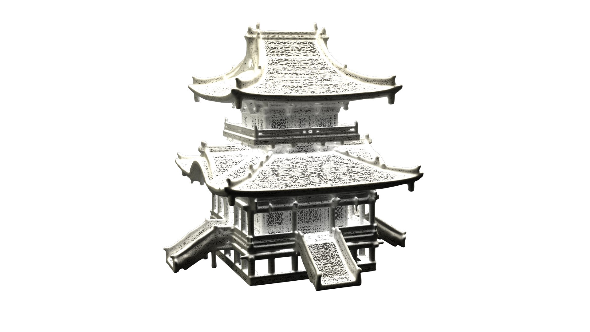 Chinese Ancient Temple Model - TurboSquid 2310505