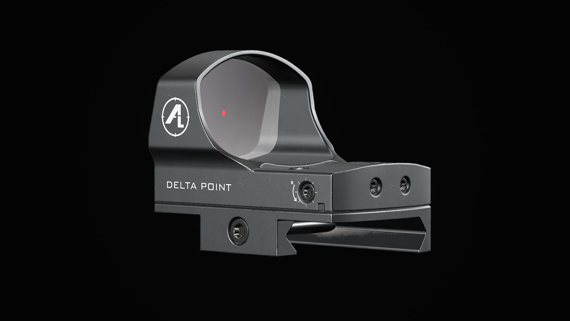 3D Reflex Sight - Deltapoint - TurboSquid 1627107