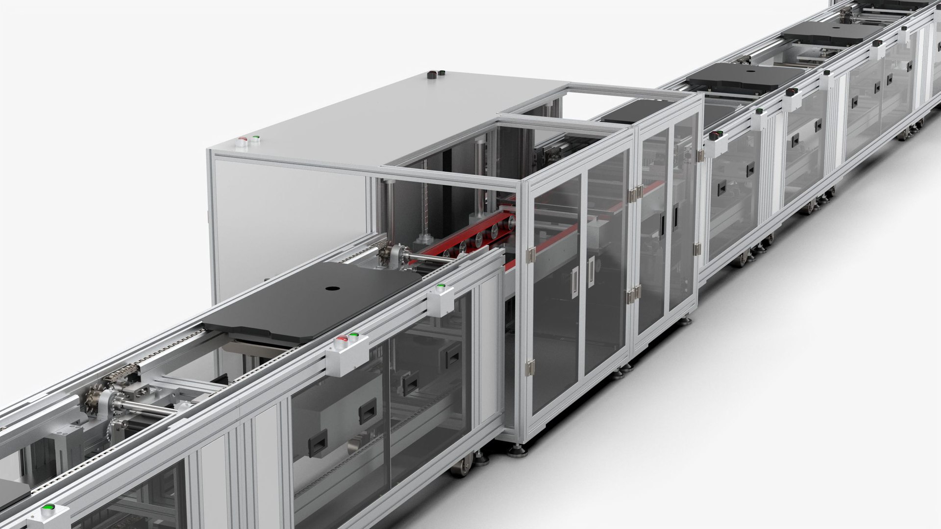 3D Model Automatic Battery Assembly Line - TurboSquid 2060531