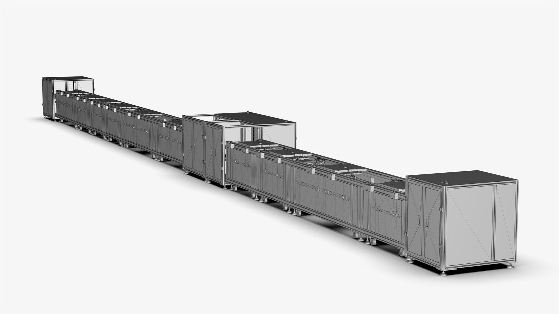 3D Model Automatic Battery Assembly Line - TurboSquid 2060531