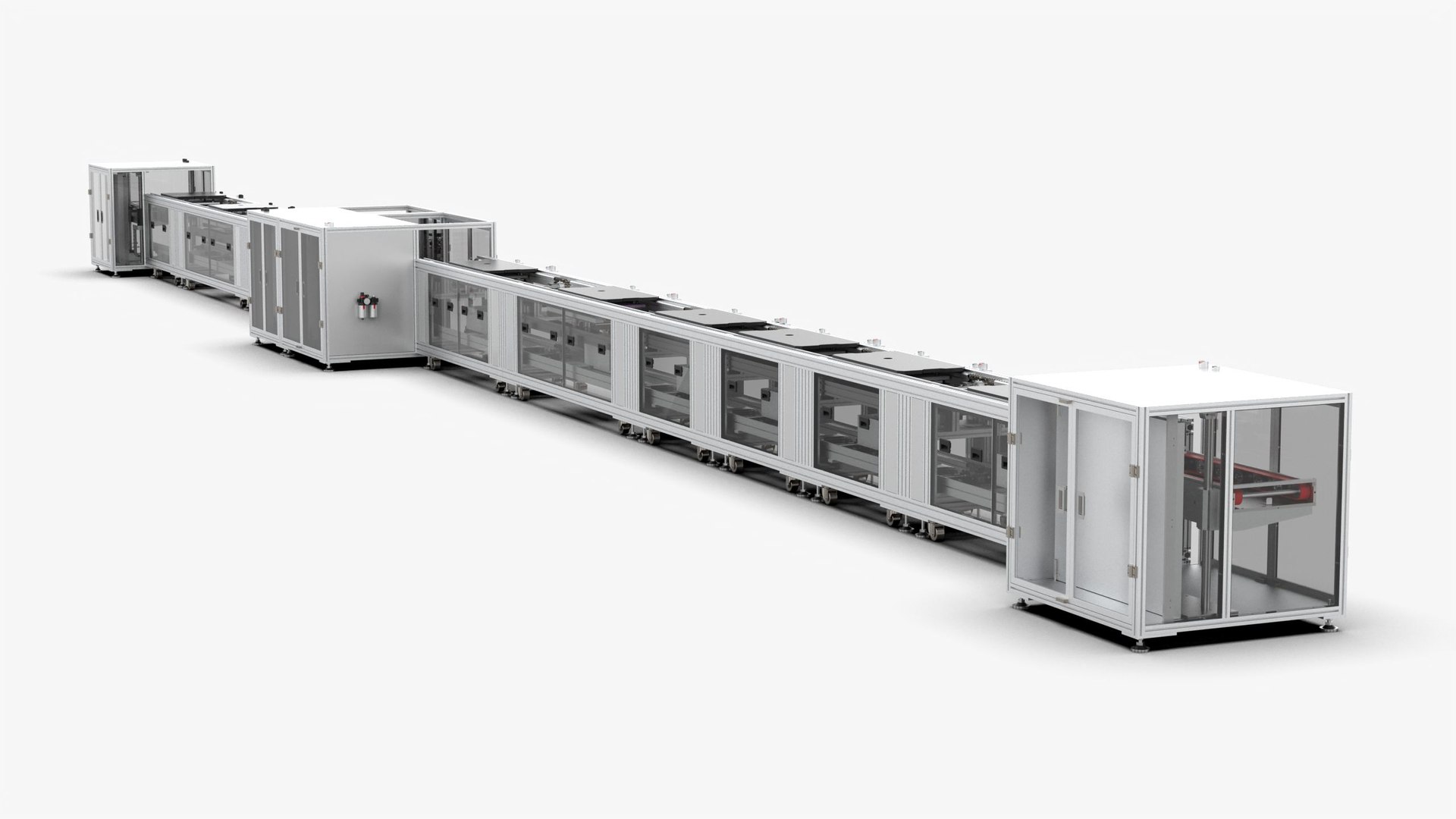 3D Model Automatic Battery Assembly Line - TurboSquid 2060531