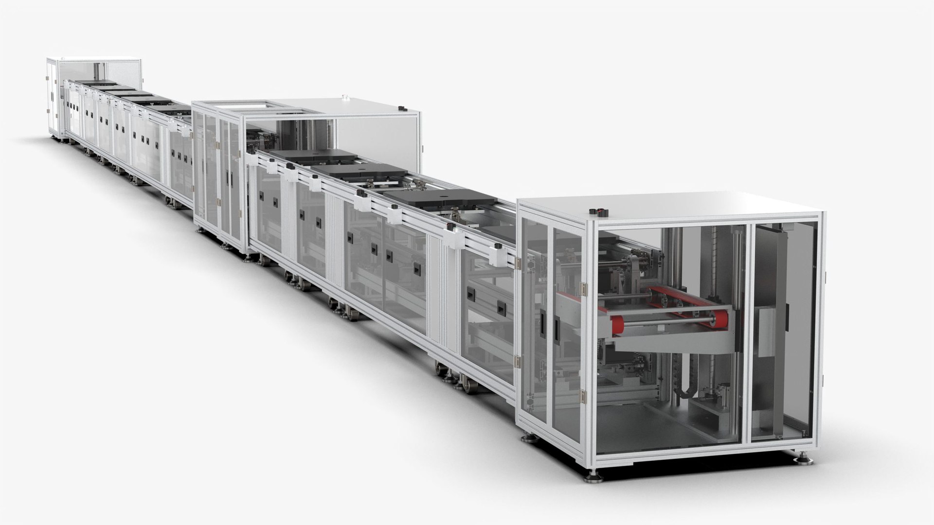 3D Model Automatic Battery Assembly Line - TurboSquid 2060531