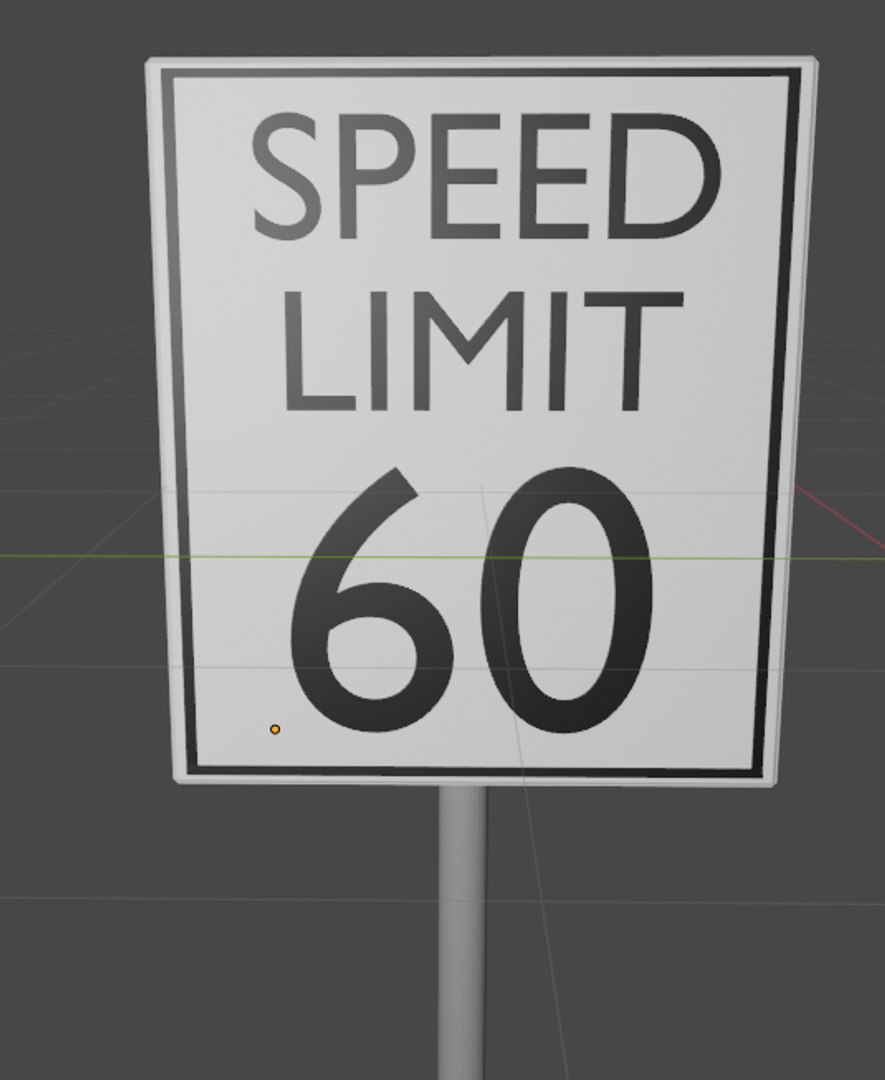 Speed Signs 3D Model - TurboSquid 1463206
