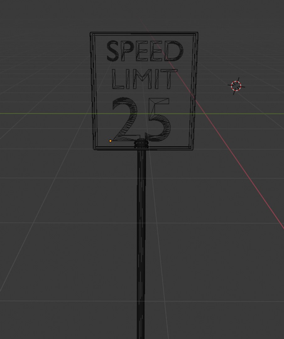 Speed Signs 3D Model - TurboSquid 1463206