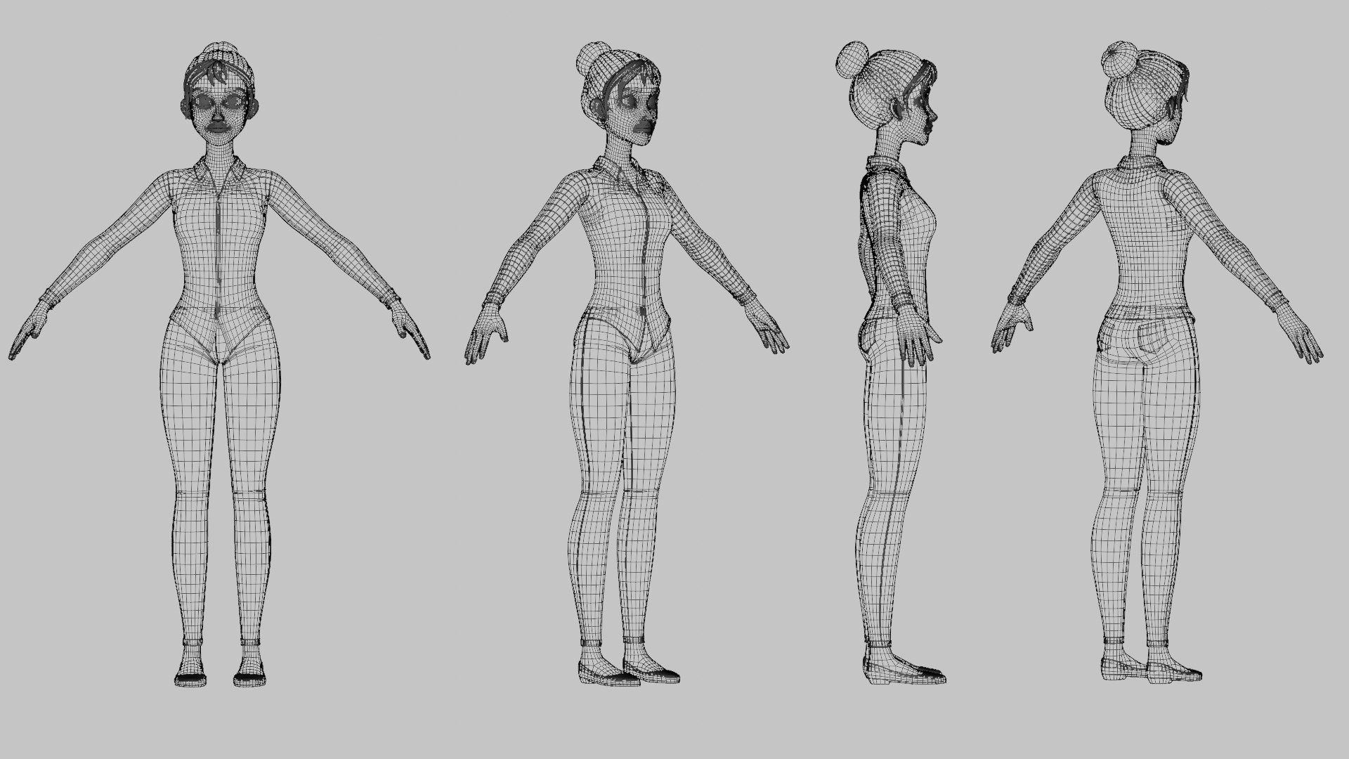 3D 3D Julia Cartoon Girl Model - TurboSquid 2229364