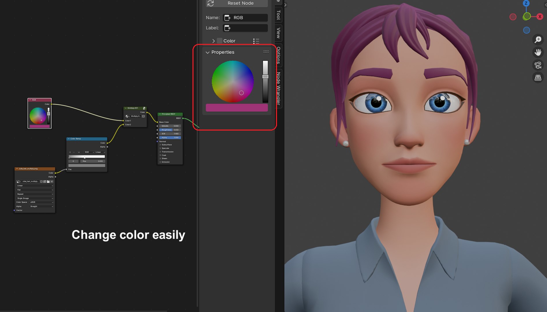 3D 3D Julia Cartoon Girl Model - TurboSquid 2229364