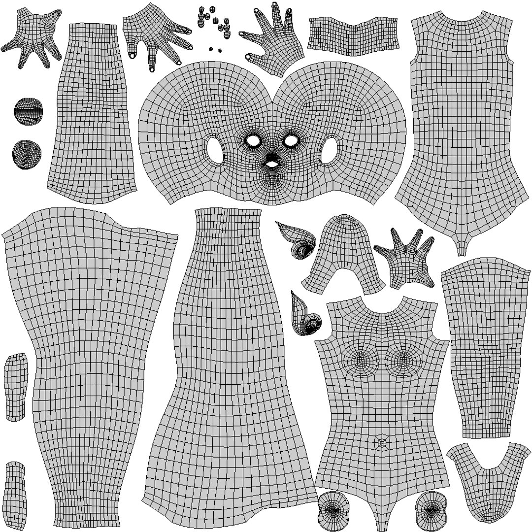 3D 3D Julia Cartoon Girl Model - TurboSquid 2229364